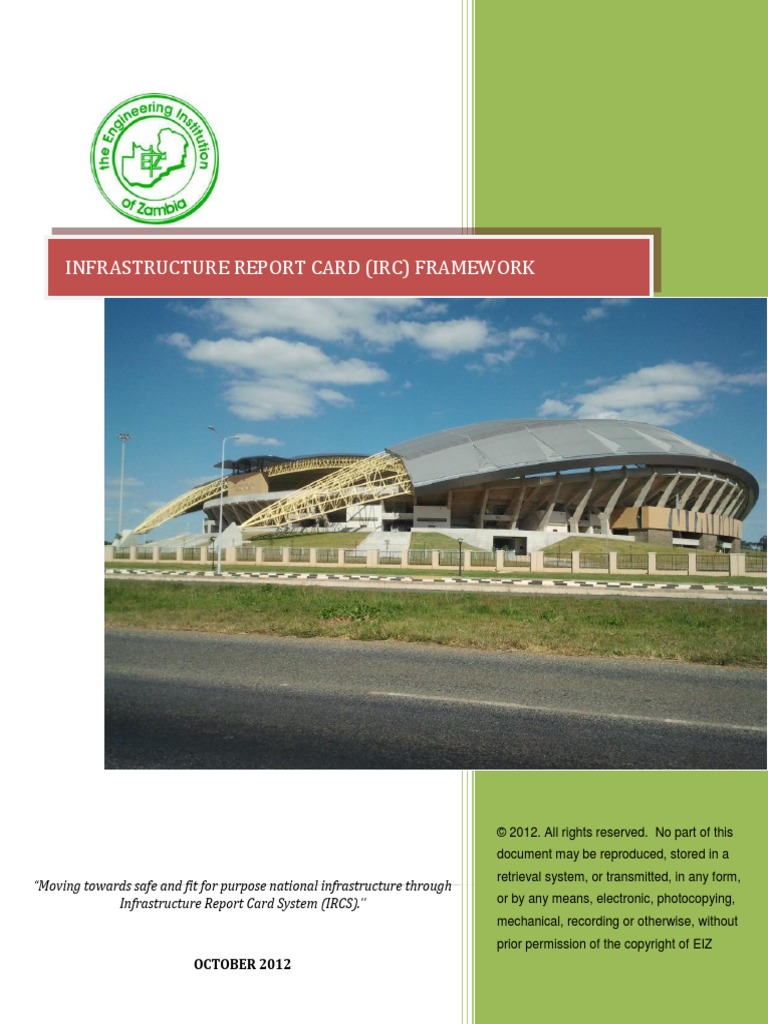 Infrastructure Report Card Framework | PDF | Infrastructure | Airport