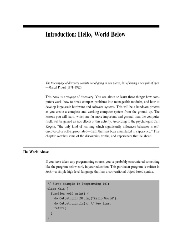 The Elements of Computing Systems - Building A Modern Computer From ...