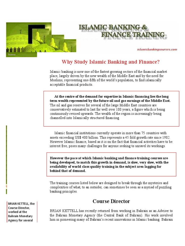 Islamic Banking-Various Courses | PDF | Islamic Banking And Finance | Banks
