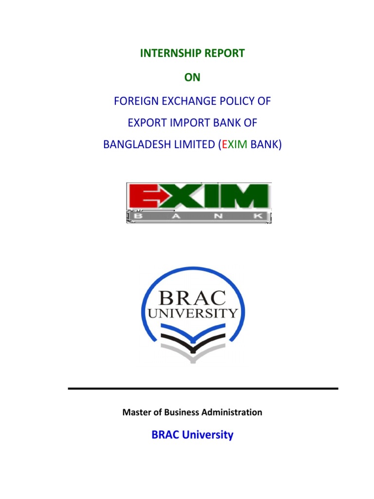 Foreign Exchange Policy of Export Import Bank of | PDF | Letter Of ...