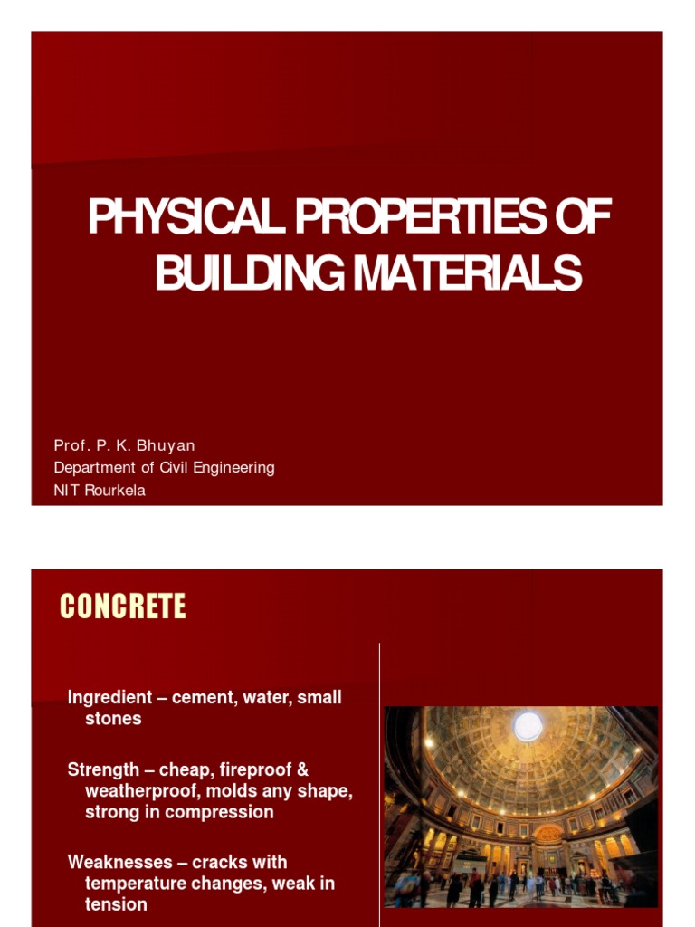 Civil Engineering Materials | PDF | Masonry | Concrete