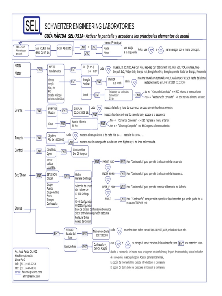 Diagramas SEL | PDF | Relé | Diodo emisor de luz