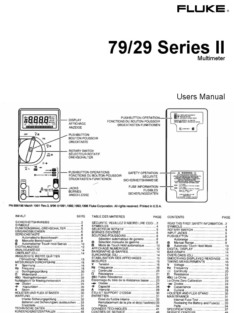 Fluke Meter 79 III | PDF