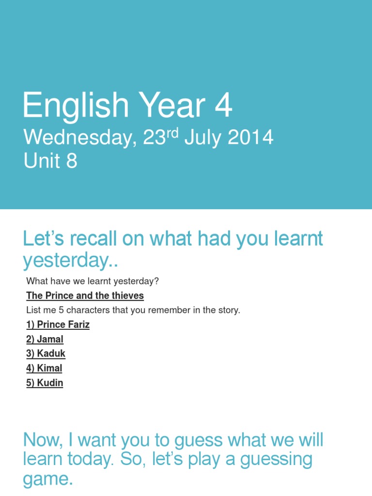 English Year 4-Writing A Message | PDF | Communication