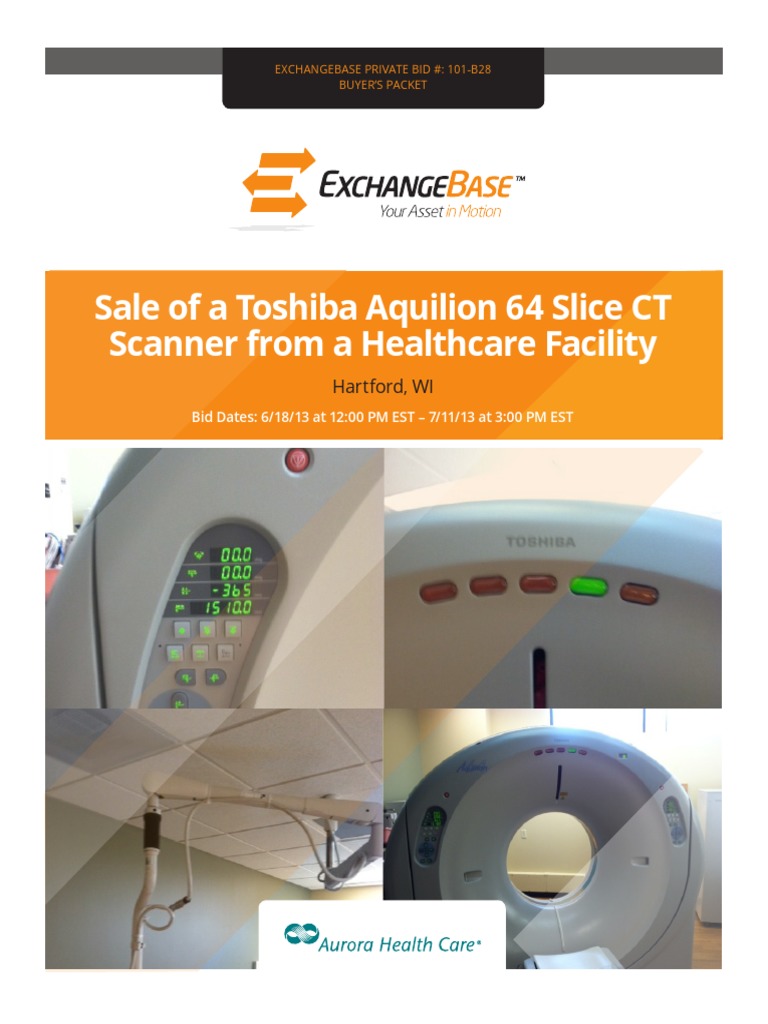 Toshiba Aquilion 64 CT Scanner