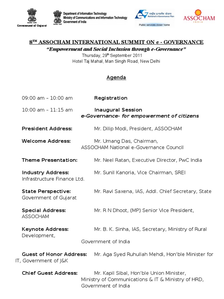 Tentative Agenda | PDF | Business