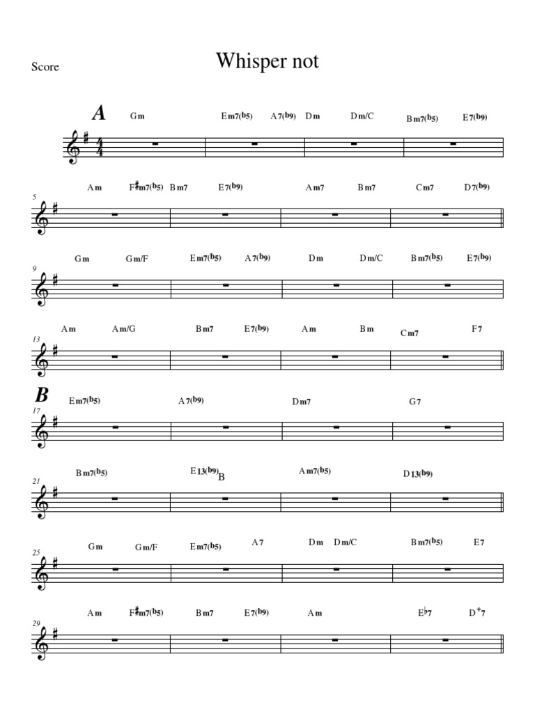 Whisper Not | PDF
