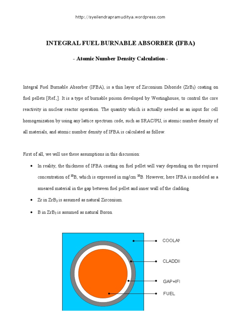 Integral Fuel Burnable Absorber (IFBA) - Zirconium Diboride - ZrB2 ...