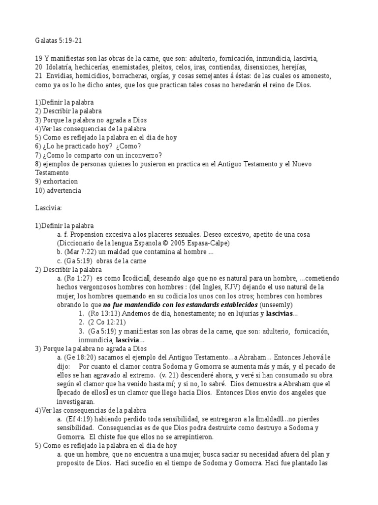 Lascivia: Definición y Consecuencias | PDF | Familia | Sociedad