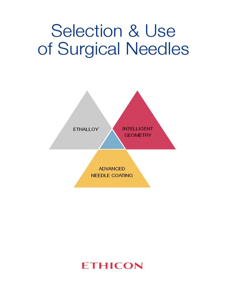 ETHICON Surgical Needles | PDF | Surgical Suture | Cornea