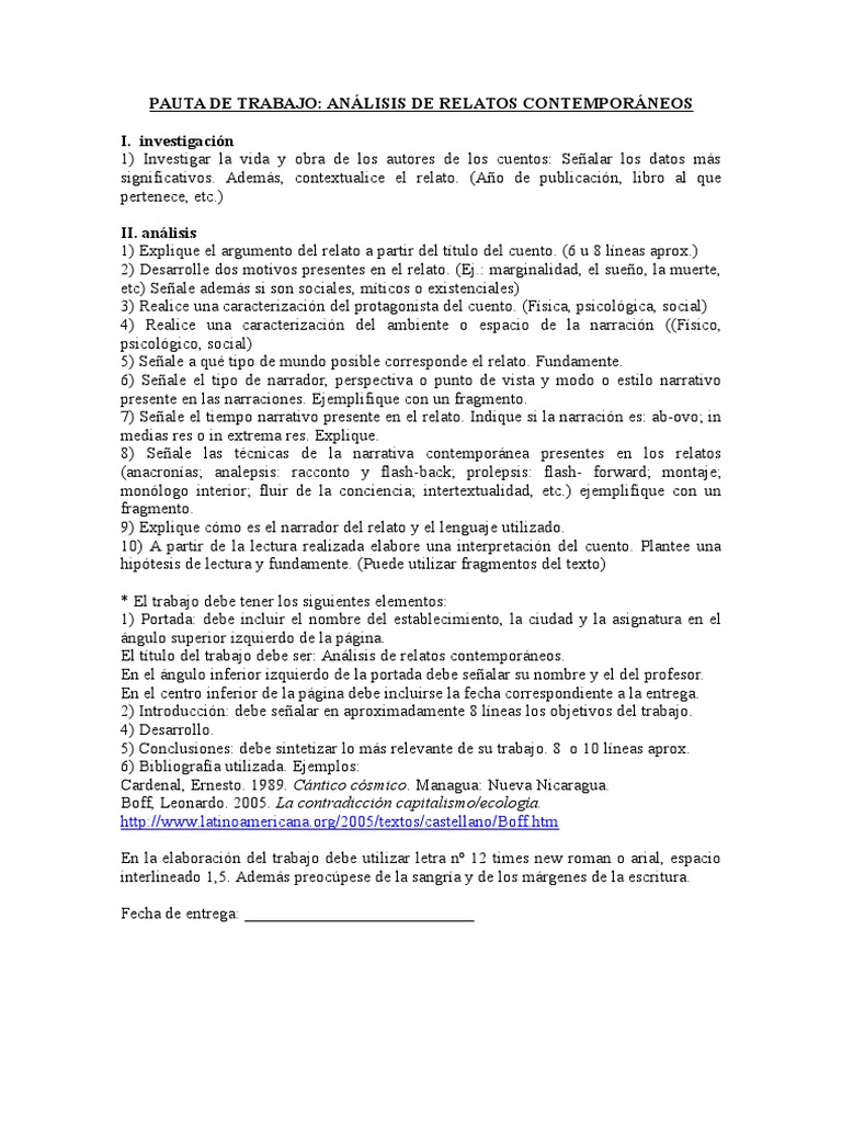 Análisis de Cuentos Hispanoamericanos | PDF | Narrativa | Cuentacuentos