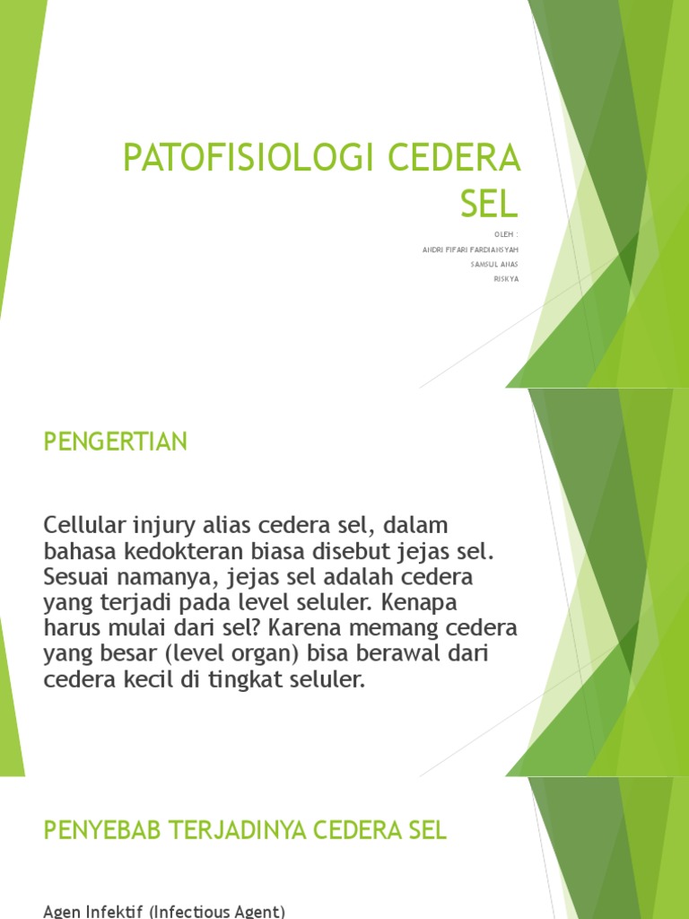 Patofisiologi Cedera Sel | PDF