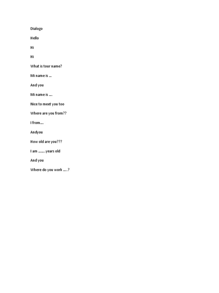 Basic English Conversation Guide | PDF | Language Arts & Discipline