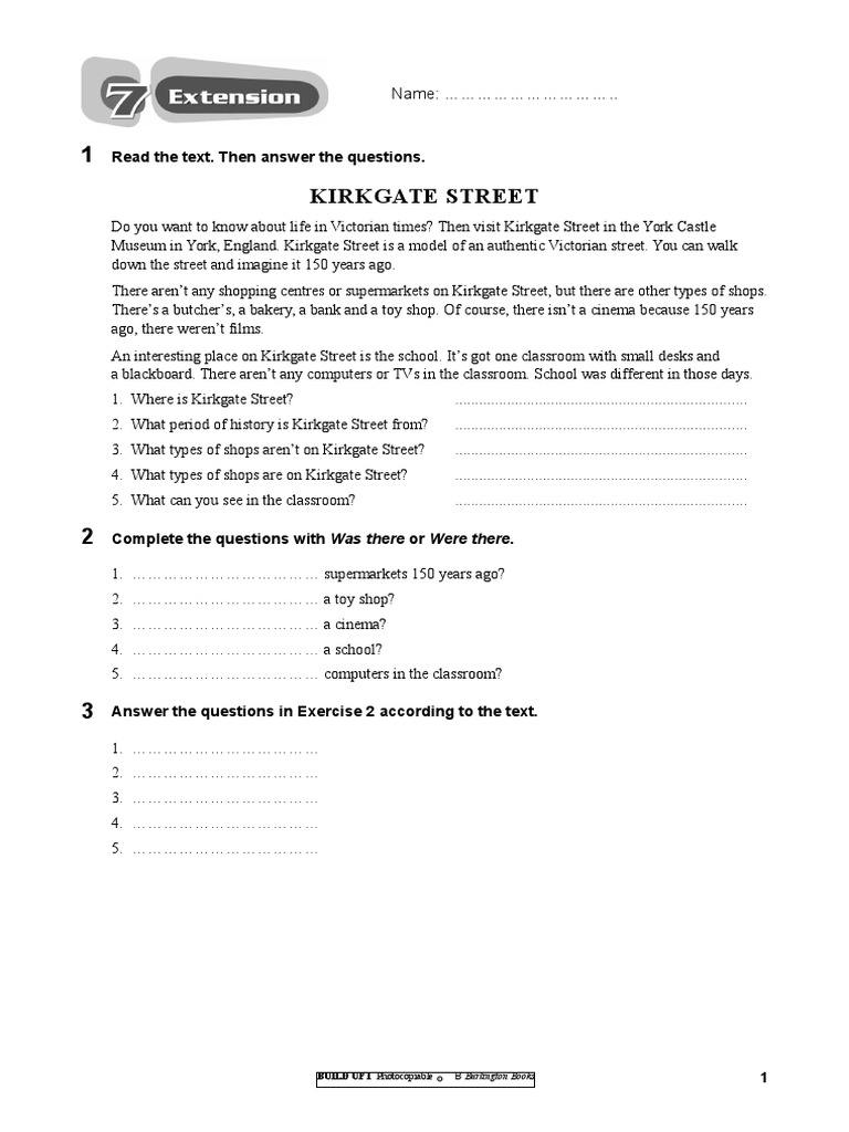 Unit 7 Reading Comprehension Grammar Writing | PDF