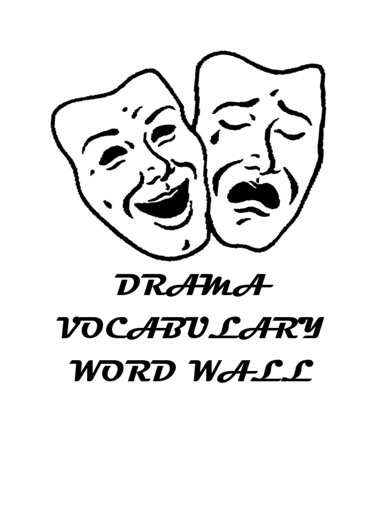 Drama Word Wall | PDF | Monologue | Plot (Narrative)