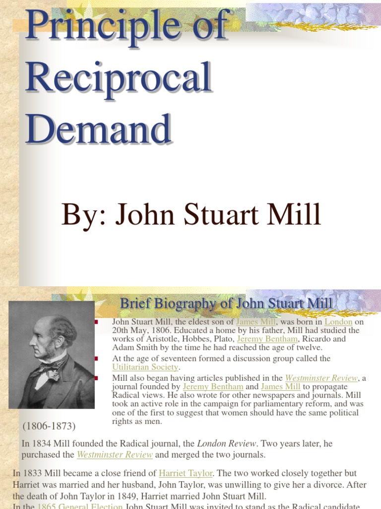 6 (1) .Principle of Reciprocal Demand | PDF | Commodity | Economics