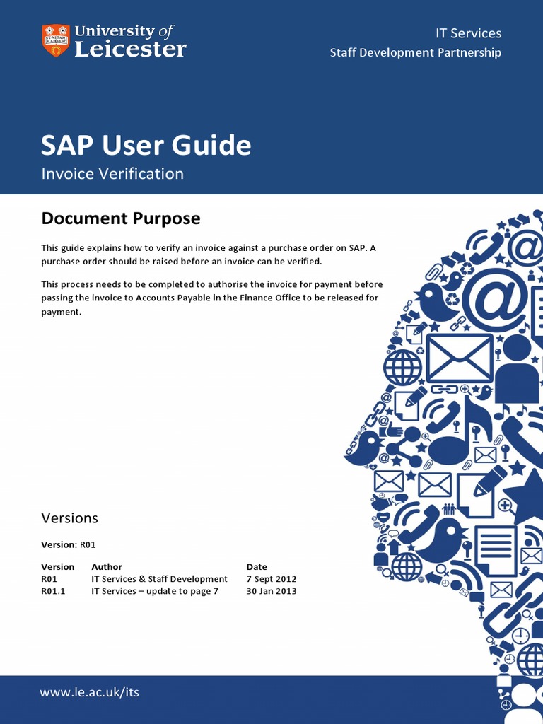 Sap MM User Guide Invoice Verification Miro | PDF | Invoice | Accounting