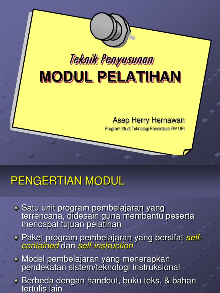 Modul Pelatihan | PDF