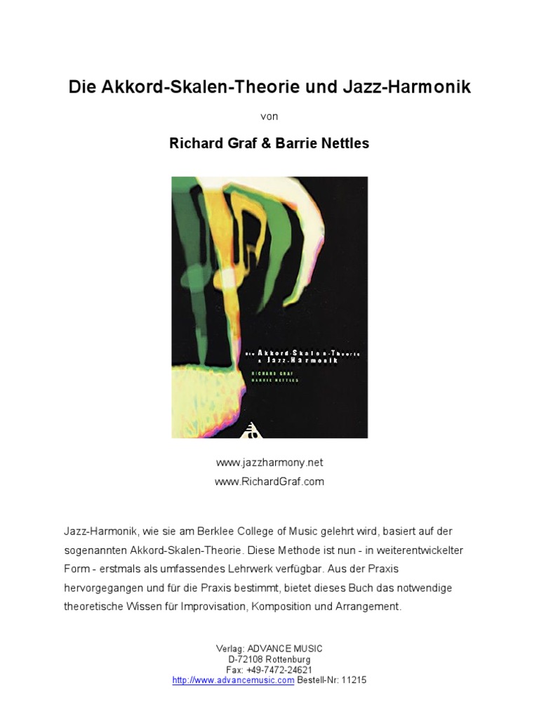 Akkord-Skalen-Theorie Und Jazz-Harmonik Von Richard Graf | PDF ...