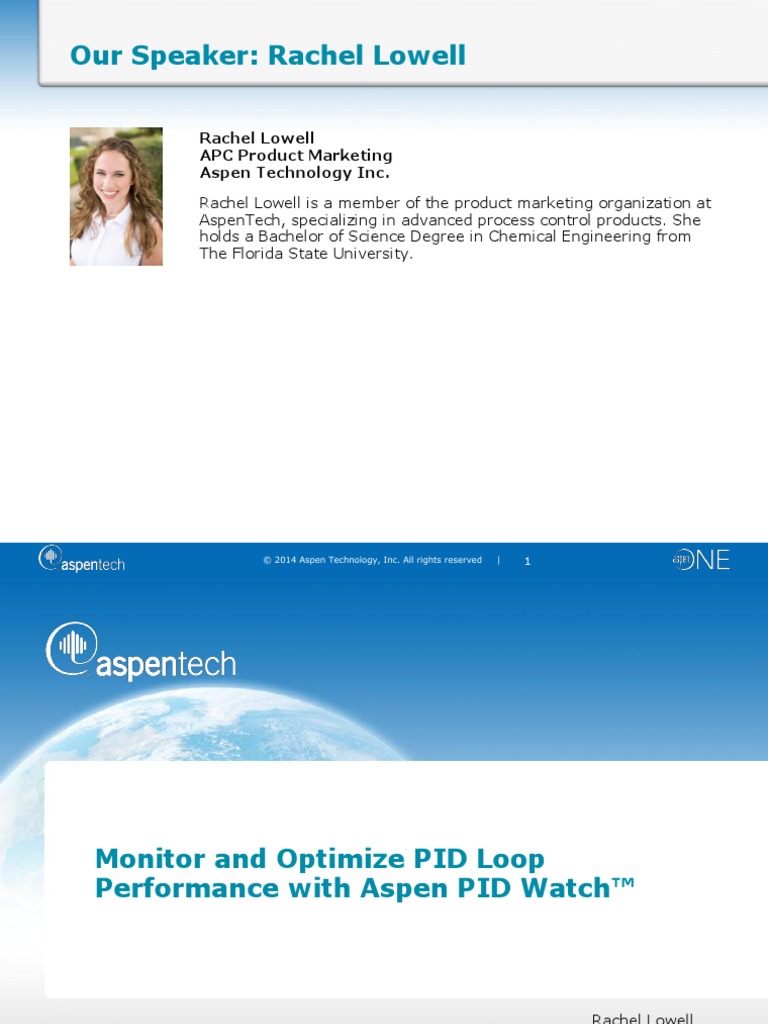 Monitor and Optimize PID Loop Performance With Aspen PID Watch ...