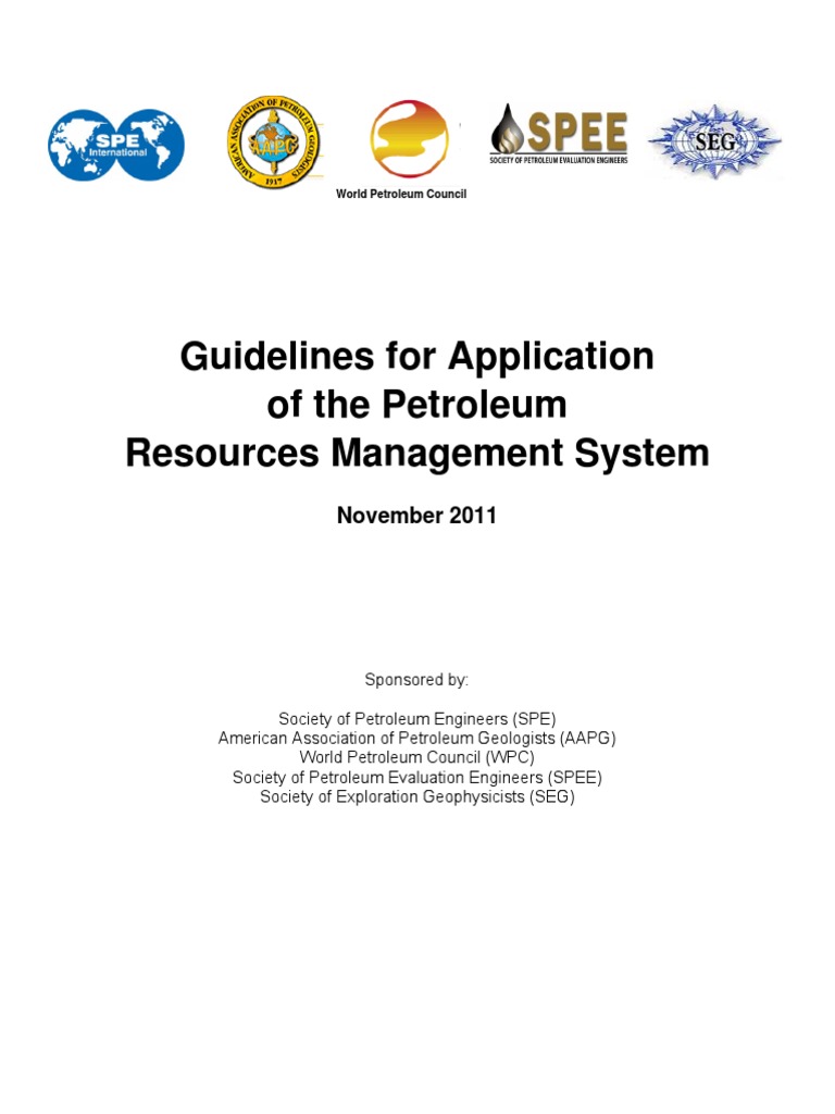 WPC - Guidelines For Application of The Petroleum Resources Management ...