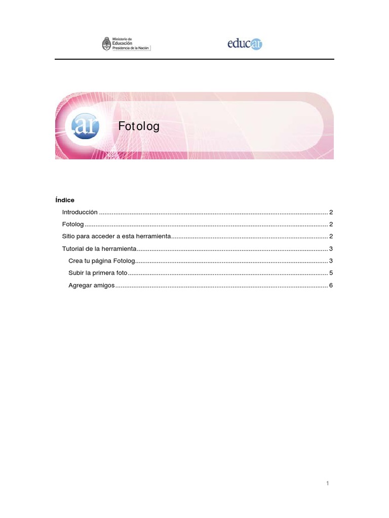Tutorial - Fotolog QUE ES UN FOTOLOG | PDF | Comunicación | Red mundial