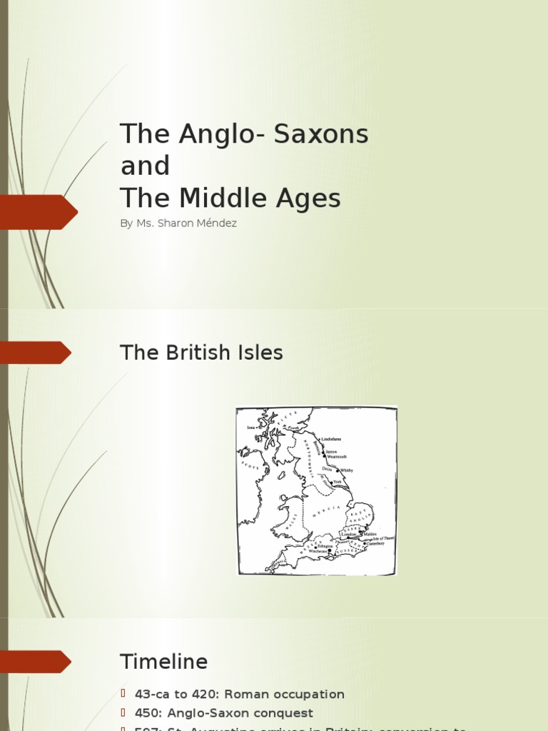 The Anglo - Saxons | PDF