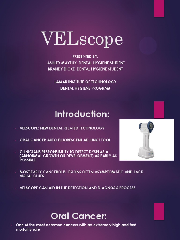 velscope powerpoint | Clinical Medicine | Medicine