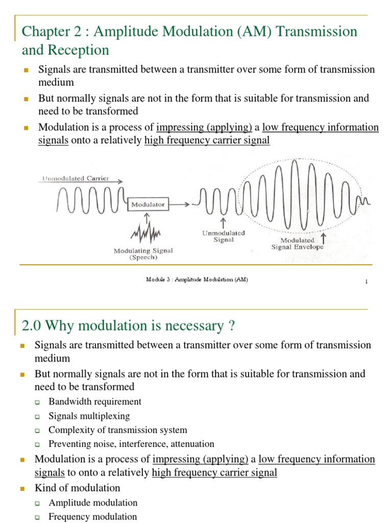 Amplitude Modulation | PDF | Amplifier | Amplitude