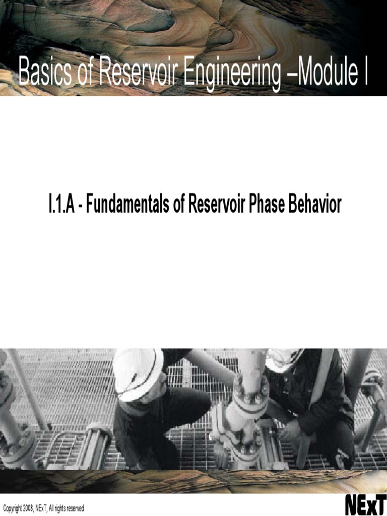 B (I-1A) Fundamentals of Reservoir Phase Behavior | Download Free PDF ...