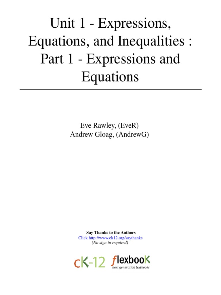 Unit-1-Expressions-Equations-And-Inequalities - Part-1-Expressions-And ...