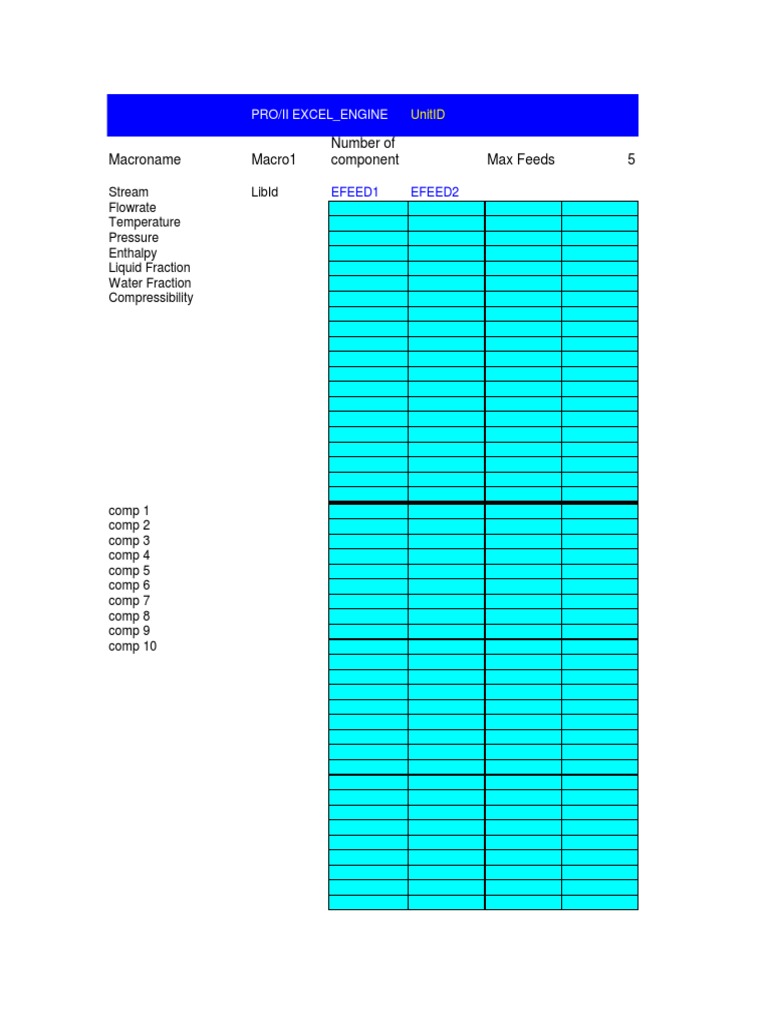 PRO/II Excel Engine Configuration Guide | PDF