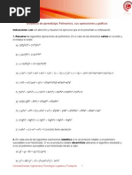 Practica de Multiplicación y División de Polinomios | PDF