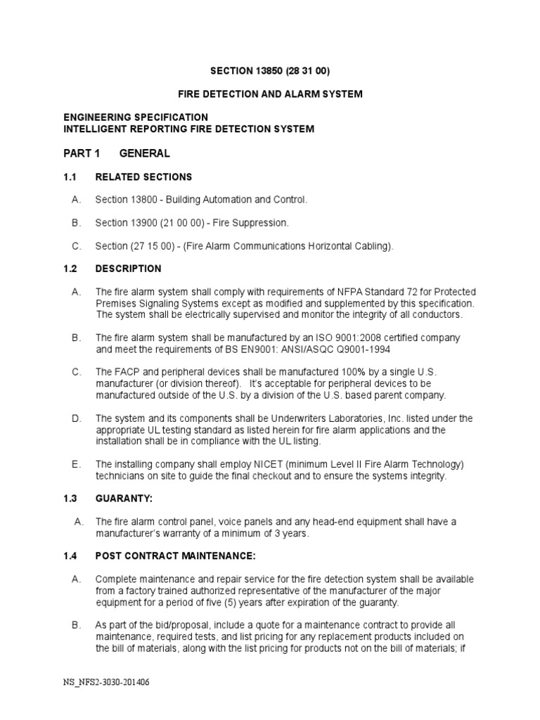 NFS2 3030 Specification | PDF | Transmitter | Amplifier