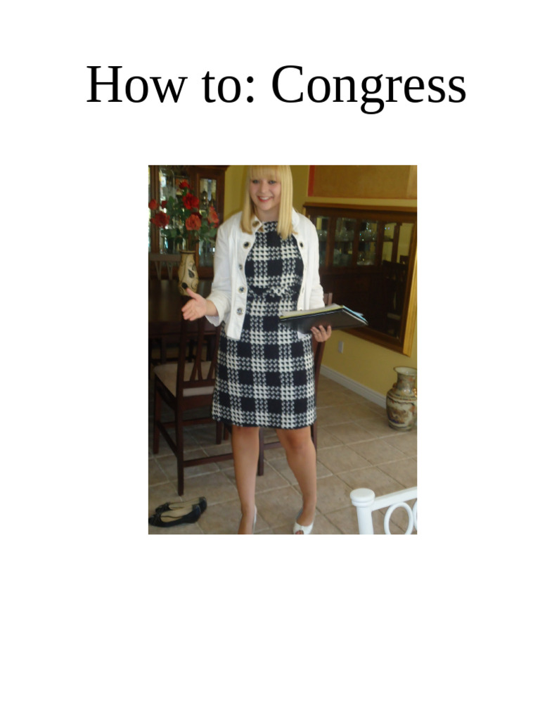 How To: Congress | PDF | United States Constitution | United States ...