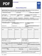 Sadc Application Form Personal History Profile Form | PDF | Fax ...