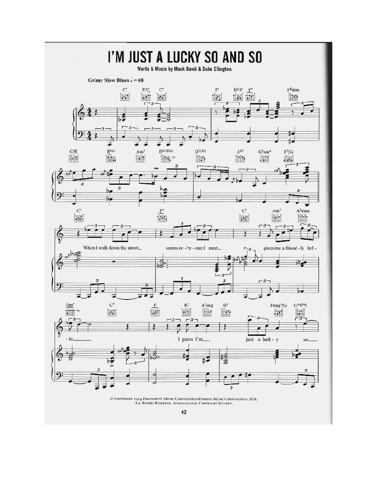 I'm Just A Lucky So So - Diana Krall | PDF | Foreign Language Studies ...