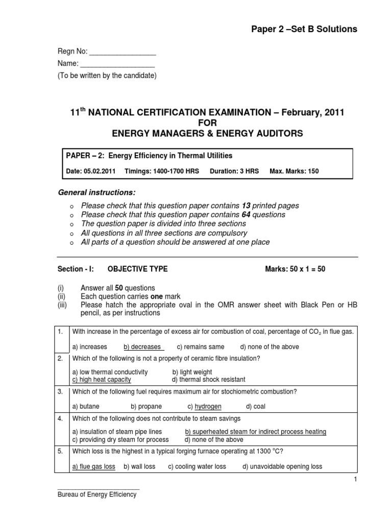 Paper - 2 - SetB - QA | PDF | Boiler | Steam