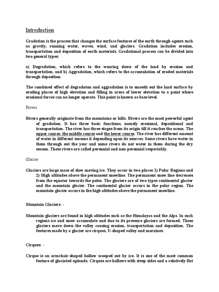 Agents of Gradation | PDF | Dune | Glacier