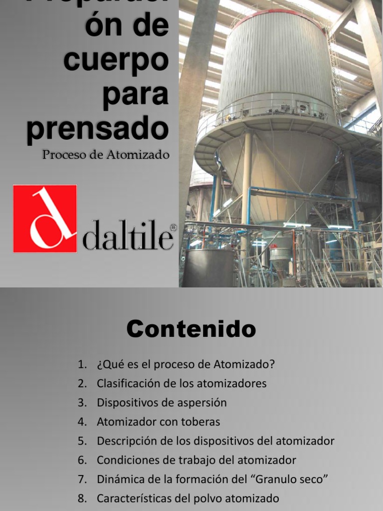 Proceso de Atomizado | PDF | Ventilador mecánico | Aluminio