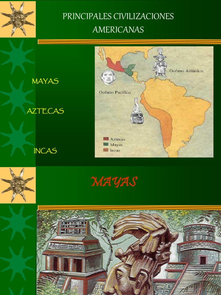 Civilizaciones Mayas, Aztecas e Incas | PDF | Civilización maya | azteca