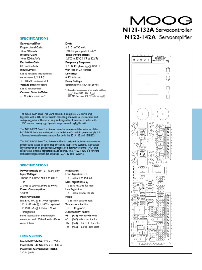 Comprehensive Specifications and Operating Details of the N121-132A ...