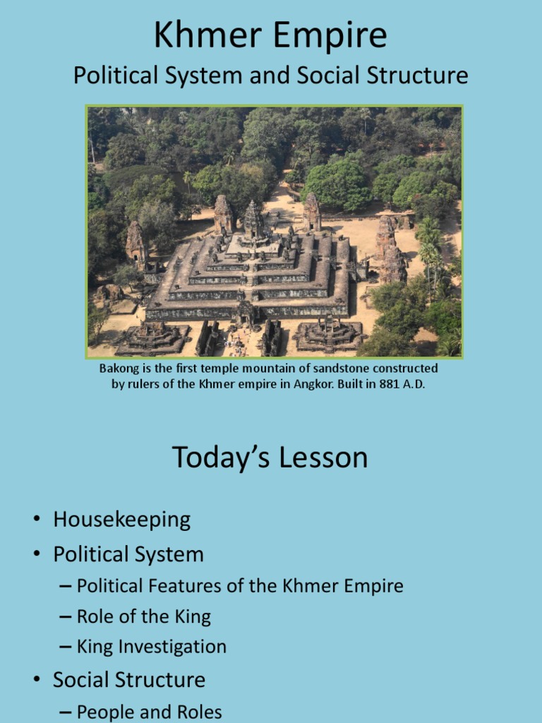 Khmer Empire - Week 2 Political and Social Structure | PDF | Religion ...