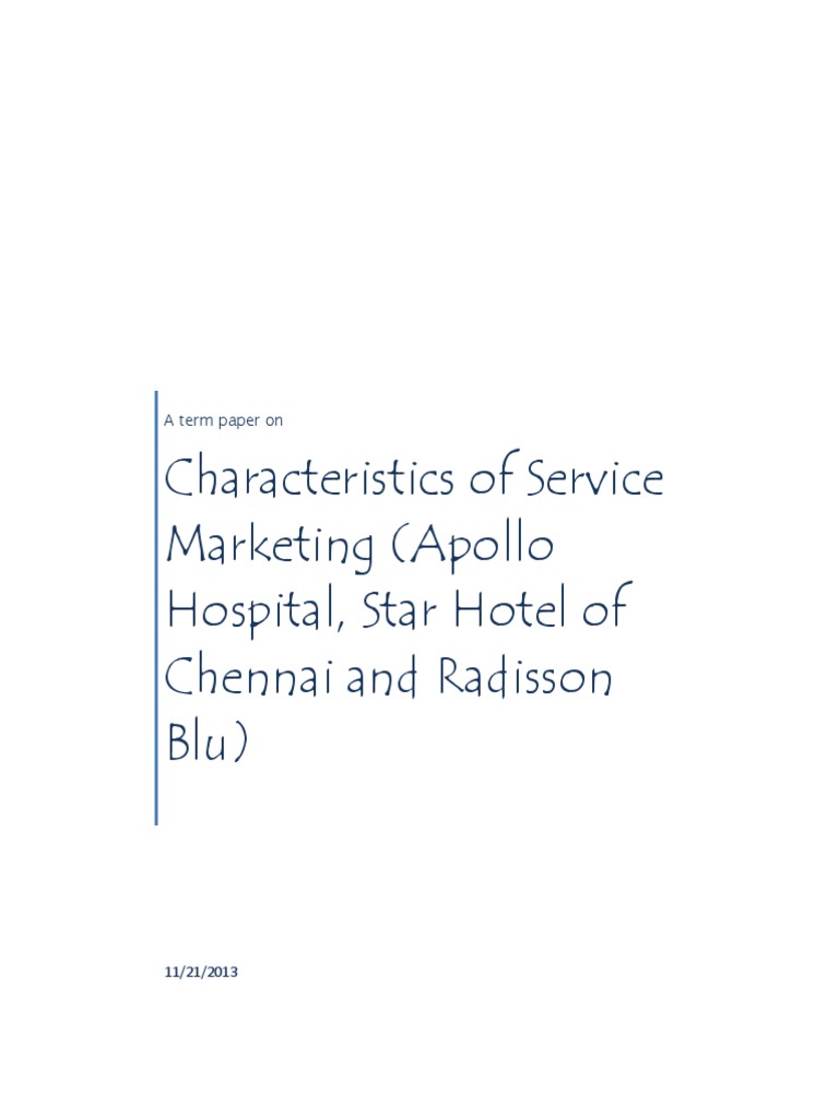 Characteristics of Service Marketing | PDF | Airport Lounge | Hospital