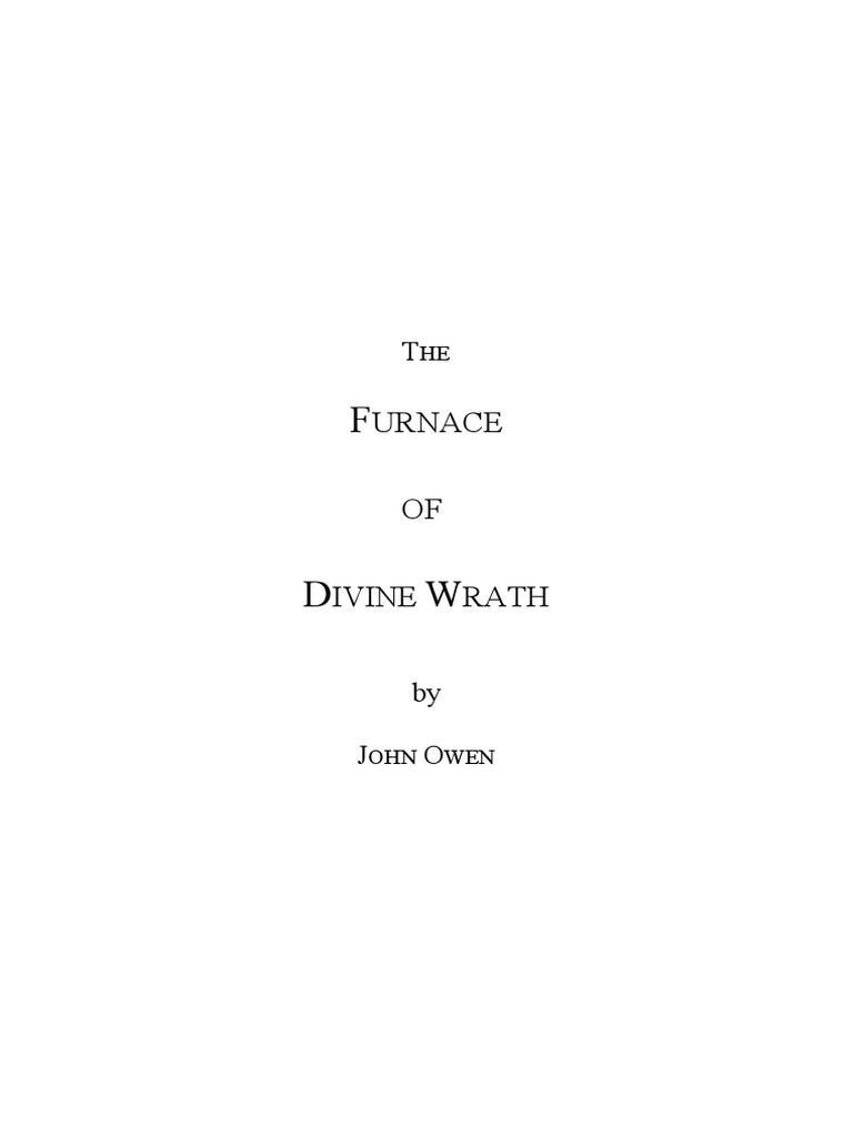 The Furnace of Divine Wrath | PDF | Last Judgment | Abraham