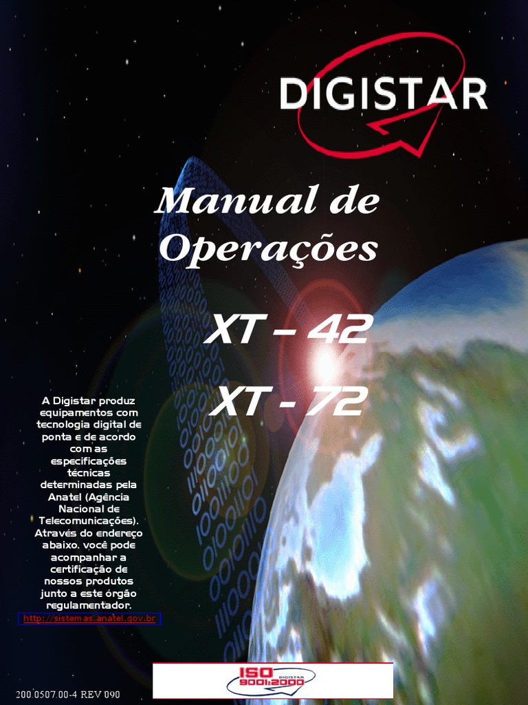 Manual Digistar Xt72 | PDF | Celulares | Armazenamento de dados de ...