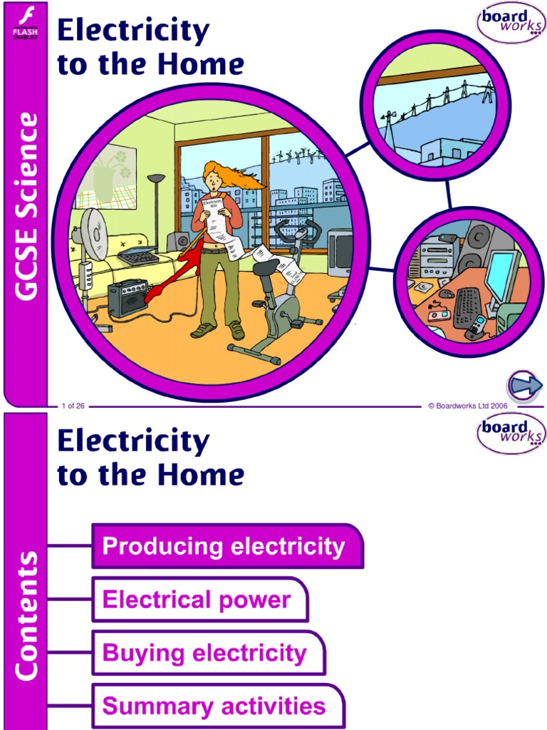 GCSE Electricity To The Home | Download Free PDF | Kilowatt Hour | Watt