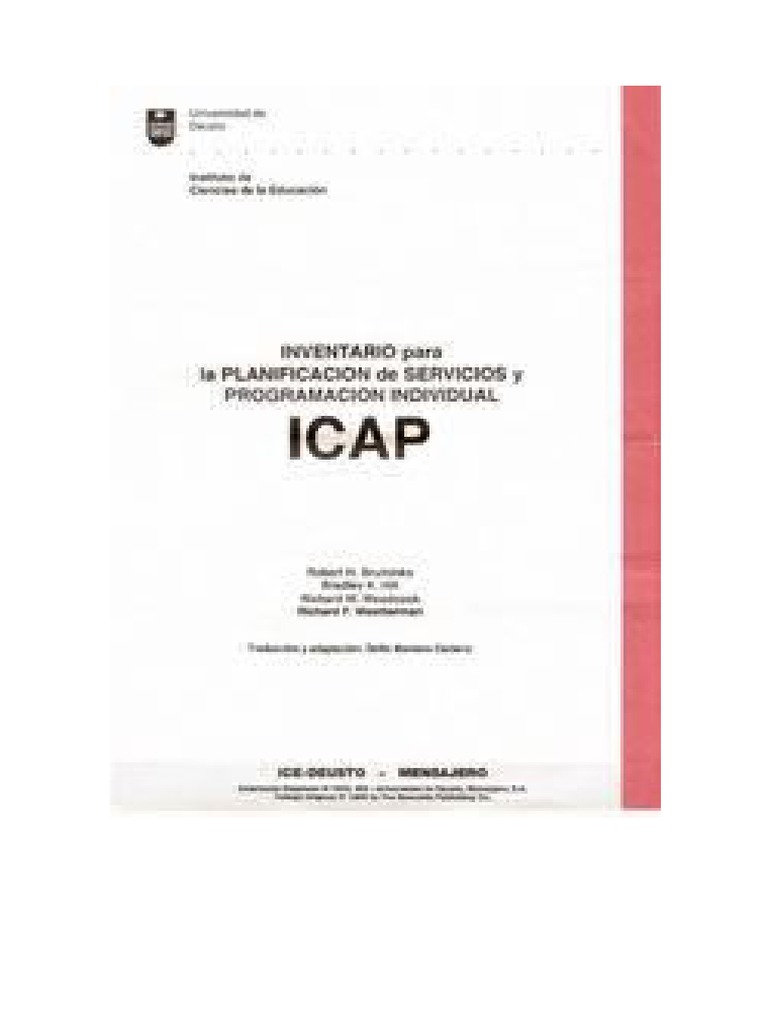 ICAP | PDF | Planificación | Comportamiento