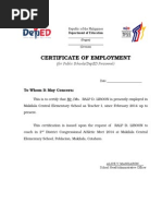 Sample Service Record DepEd | PDF | Government | Business