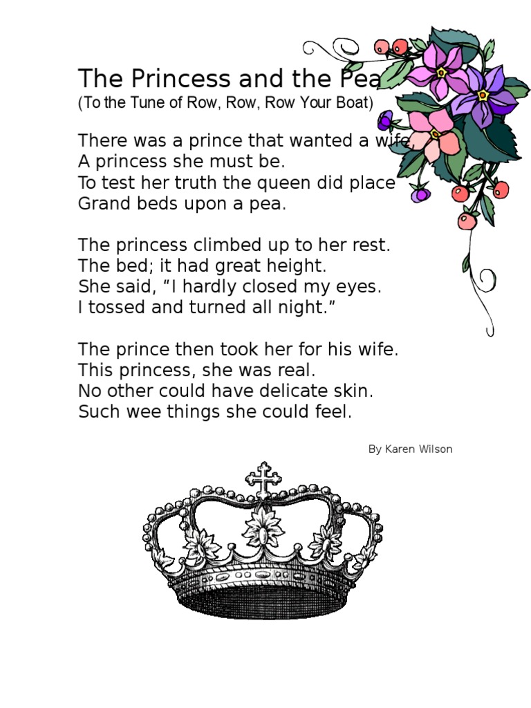 Princess and the Pea Poem | PDF | Poetry